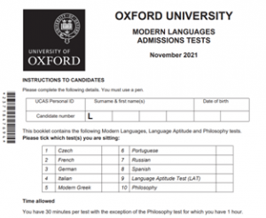 Oxford Admissions Tests: A Quick Guide To The LAT (Language Aptitude ...